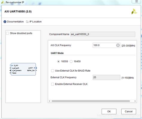 Zynq Axi Uart16550 Ip核扩展485接口使用 Csdn博客