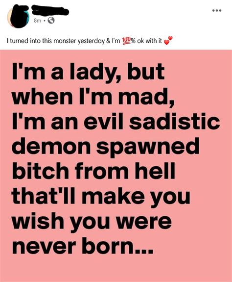 Shes A Lady Demon Bitch Rcrazygirls