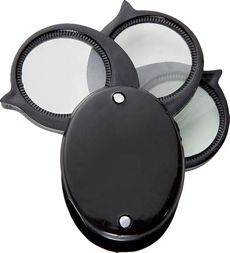 Triple Eye Loupe Magnifying Glass 5x 10x And 15x Magnification Office Products