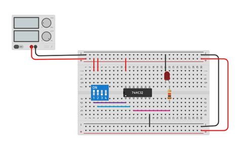 Circuit Design Logic Or Gate Tinkercad