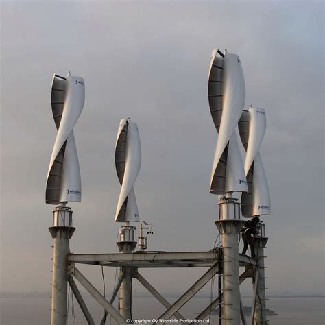 Vertical Axis Small Wind Turbine Helical Savonius Rotor Ws Range My