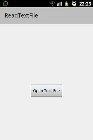 Read Text File From SD Card Android Programming Code Care