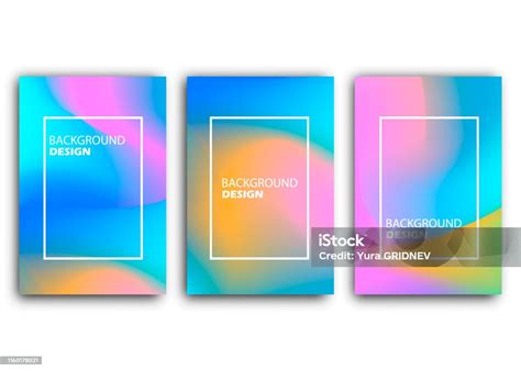 밝은 무지개 색상의 추상흐한 그라데이션 메시 배경입니다 다채로운 부드러운 배너 템플릿입니다 쉽게 편집 할 수 연색 벡터 일러스트 추상적인에 대한 스톡 벡터 아트 및 기타