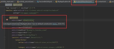 how to use kotlin to define an android application class stack overflow