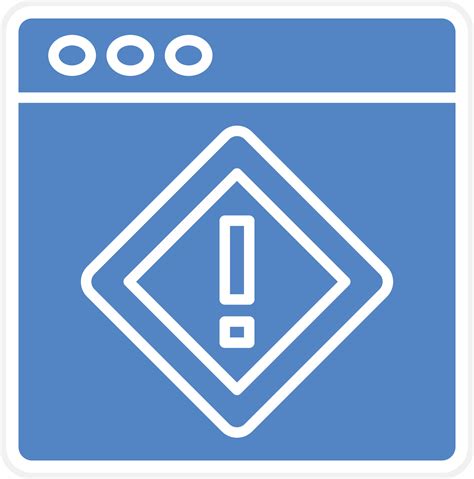 Web Warning Vector Icon 31882234 Vector Art At Vecteezy