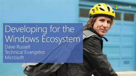 PPT Developing For The Windows Ecosystem PowerPoint Presentation Free Download ID 2922361