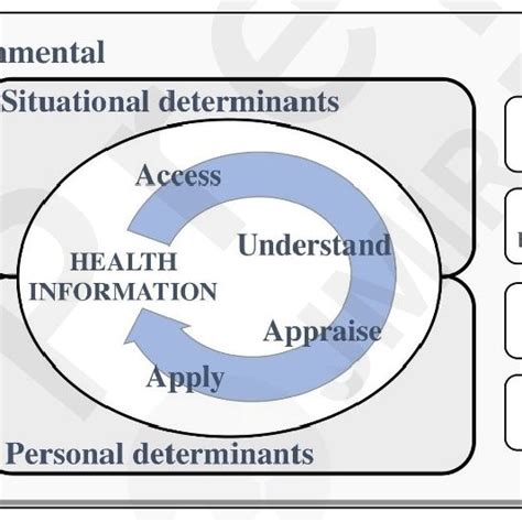 Health Literacy Framework Adapted From Sorensen Et Al 2012