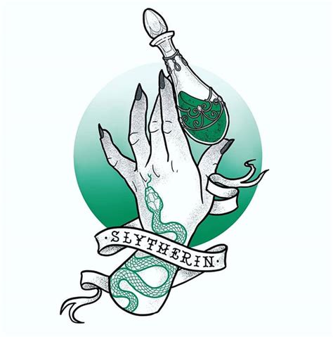 霍格沃茨四大学院，哪家纹身最好看？ 知乎