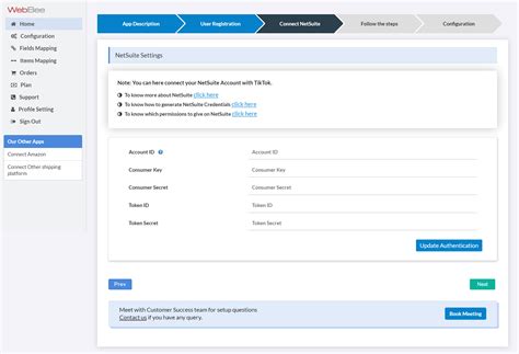 Tiktok And Oracle Netsuite Integration Via Robust Netsuite Integrator App Onboarding Process