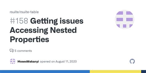 getting issues accessing nested properties · issue 158 · rsuite rsuite