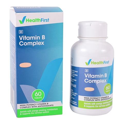 Health First Vitamin B Complex Capsules 60 – Cura Pharm