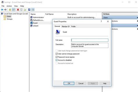 How To Enable Guest Account On Windows