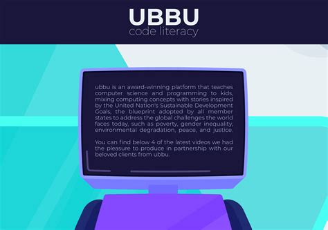 Ubbu Code Literacy On Behance