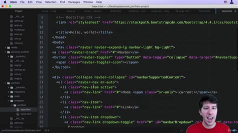 Django 3 Tutorial Site 2 Extending Base Templates Youtube