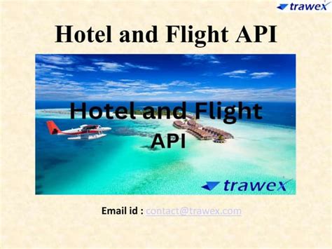 Hotel And Flight Api Ppt