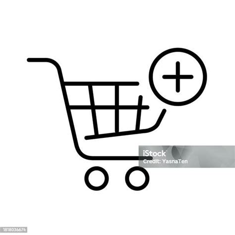 장바구니에 품목을 추가합니다 더하기 기호 완벽한 픽셀 편집 가능한 획 가격에 대한 스톡 벡터 아트 및 기타 이미지 가격 가상현실 계산대 Istock