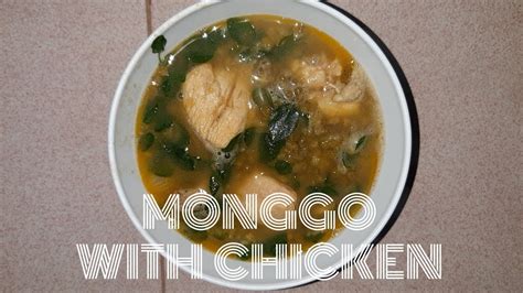 Monggo With Chicken Youtube
