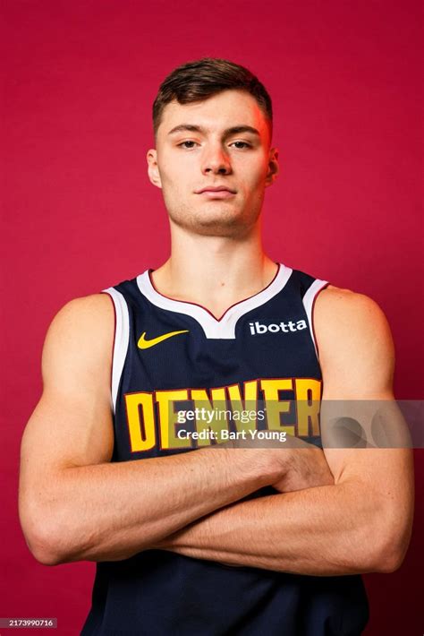 Christian Braun Of The Denver Nuggets Poses For A Portrait During