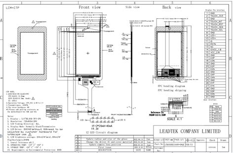 Custom Lcd Screen Inch Touch Screen Ips Touch Panel Lcd Display Panel Tft Capacitive