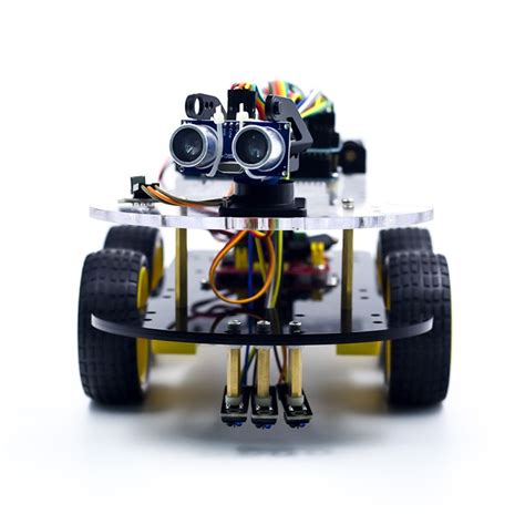 Kuongshun 4wd Robot Car Compatible With Arduino Ide Manufacturers And