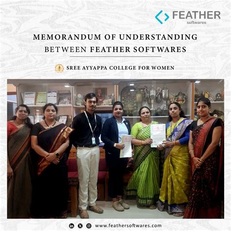 Feather Softwares On Linkedin Feather Software Proudly Signed A Memorandum Of Understanding