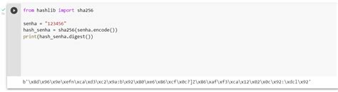 criptografia e sha256 como são gravadas suas senhas