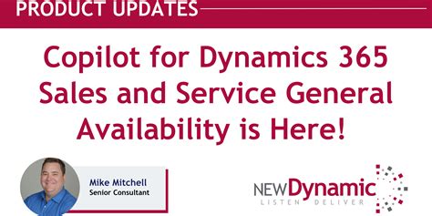 Copilot For Dynamics 365 Sales And Service General Availability Is Here