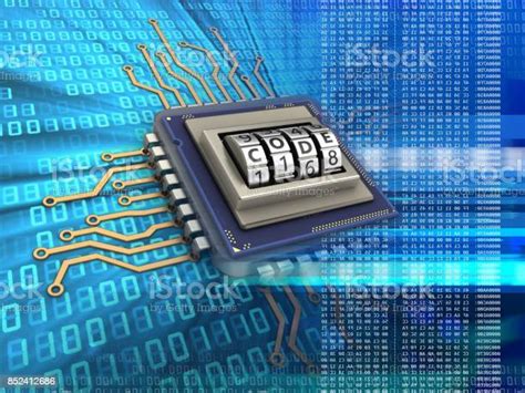 3d 전자 마이크로프로세서 0명에 대한 스톡 사진 및 기타 이미지 0명 3차원 형태 Cpu Istock