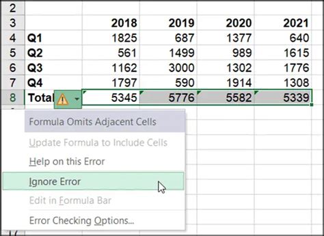 Add Dynamic Totals To A Stacked Column Chart And 4 Formatting Tips
