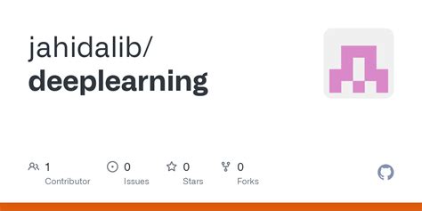 Github Jahidalib Deeplearning