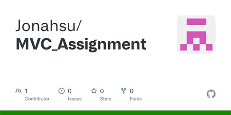 Github Jonahsumvcassignment