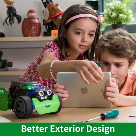 Robobloq Q 스카우트 스템 키트 8 12 세 아동용 프로그래밍 가능한 장난감 로보틱스 전자 스크래치 아두이노 및 파이썬 배우기 하이테크 장난감