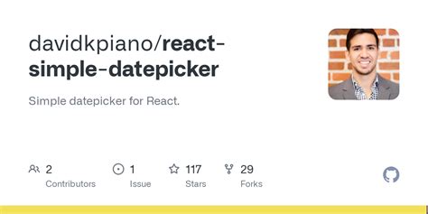 Github Davidkpianoreact Simple Datepicker Simple Datepicker For React
