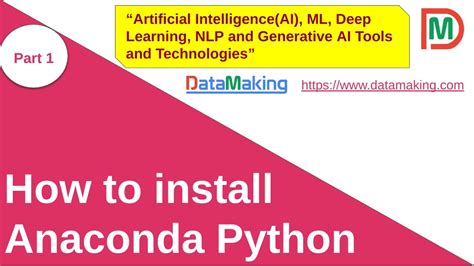 How To Install Anaconda Python On Ubuntu 2404 Part 1 Dm Datamaking Youtube