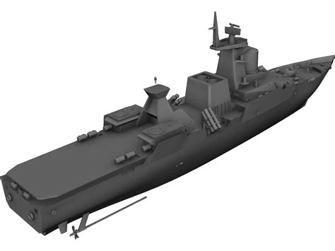 Gepard Ship 3d Model 3dcadbrowser