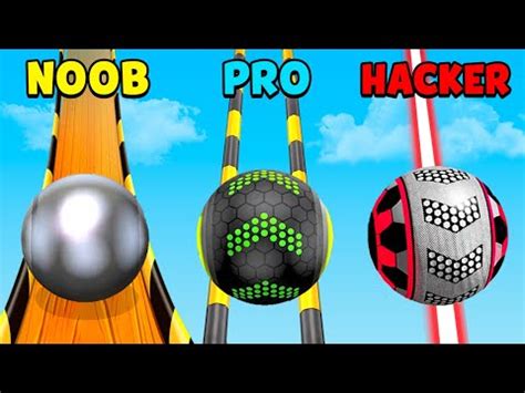 NOOB Vs PRO Vs HACKER Going Balls YouTube