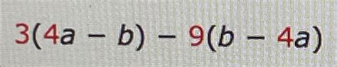 Solved 3 4a B 9 B 4a