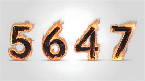 Fire Font Numbers Stock Illustrations 1 275 Fire Font Numbers Stock Illustrations Vectors