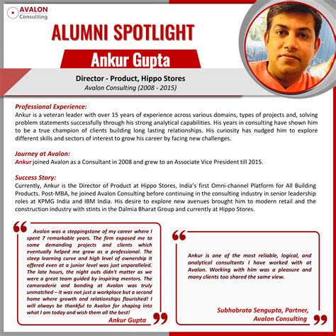 Ankur Gupta Director Product Hippo Stores Avalon Consulting