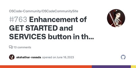 Enhancement Of Get Started And Services Button In The Home Page · Issue