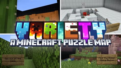 Variety A Minecraft Puzzle Map 1214 Minecraft Map