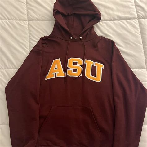 Champion Asu Hoodie Size M Arizonastate College Depop