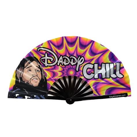 Daddy Chill Fan Bamboo Hand Fan For Festivals Gay Almanac