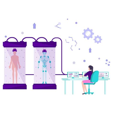 Premium Vector Behavior Cloning And Replay Of Humanoid Robot Concept