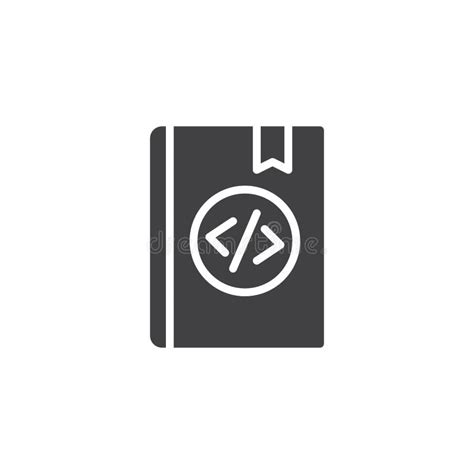 Code Book Vector Icon Stock Vector Illustration Of Programming 121018342