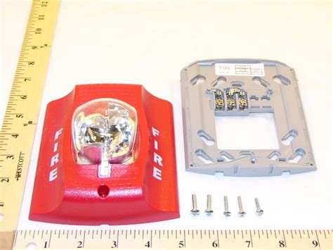 System Sensor Sr 1224vdc Red Strobewall Mount This Ite