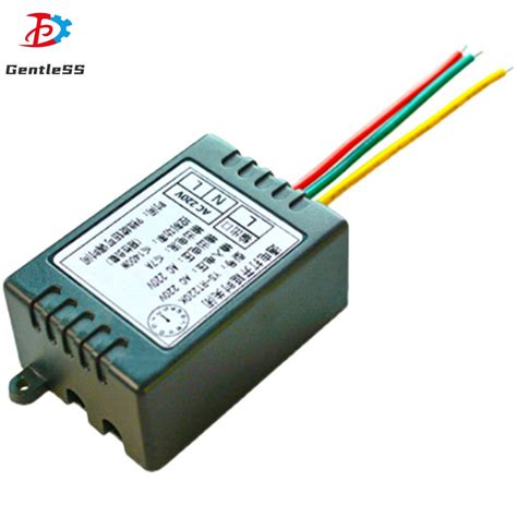 Delay Timer Switch AC V V Mini Power On Delay Time Relay For Countdown Timer Wall Switch