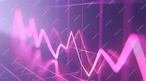 Premium Photo Glowing Arrow Tracing Upward Trend On 3d Data