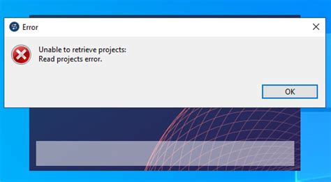 Talend Unable To Retrieve Projects Read Projects Error