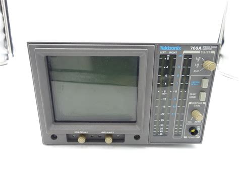 Yahoo オークション Tektronix ステレオオーディオモニター 760a ジ